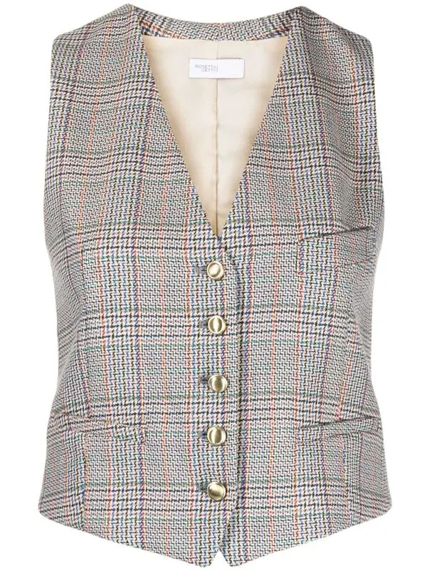 Rosetta Getty Tailored-cut Waistcoat - Brown