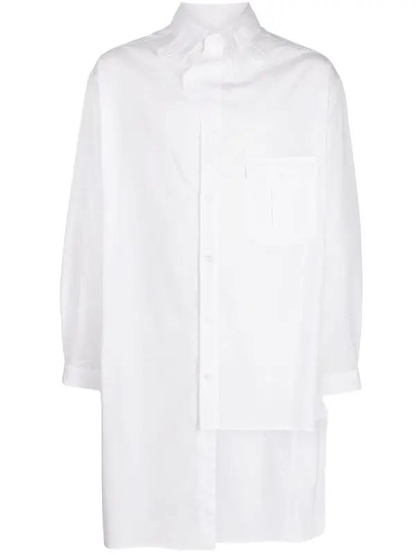 Yohji Yamamoto Asymmetric Cotton Shirt