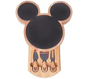 PICNIC TIME Mickey Mouse Slate Cheese Board W C Eese Knife Set