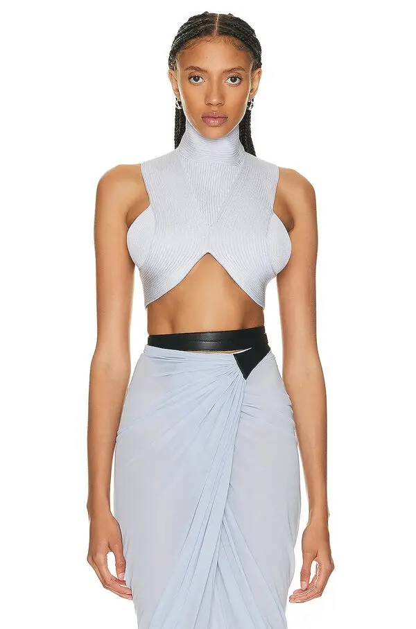 Alaïa Circular Top - Bleu Pastel