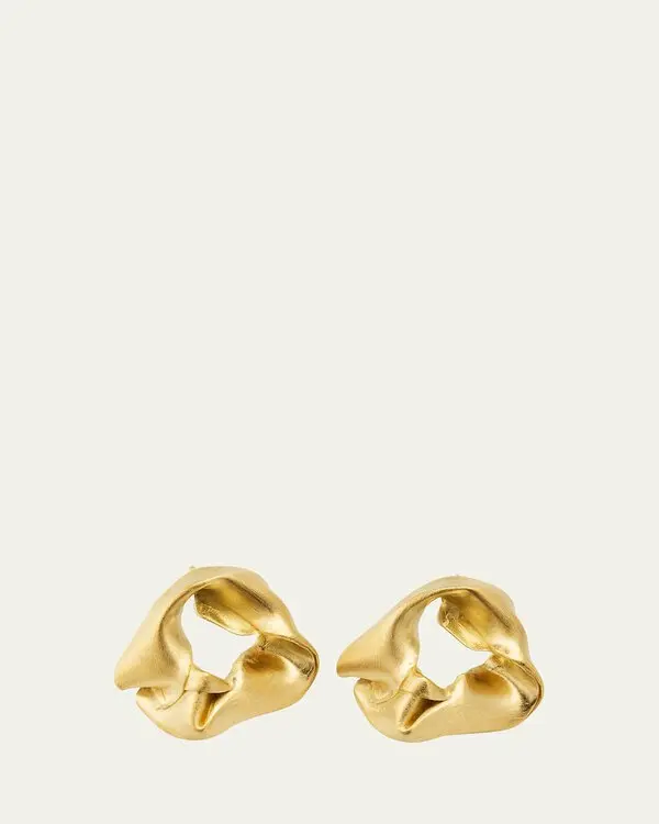 Completedworks Scrunch Earrings - Gold