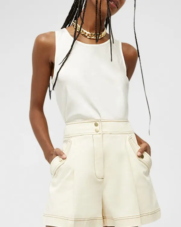 Veronica Beard Sabrina Tank - Off-white