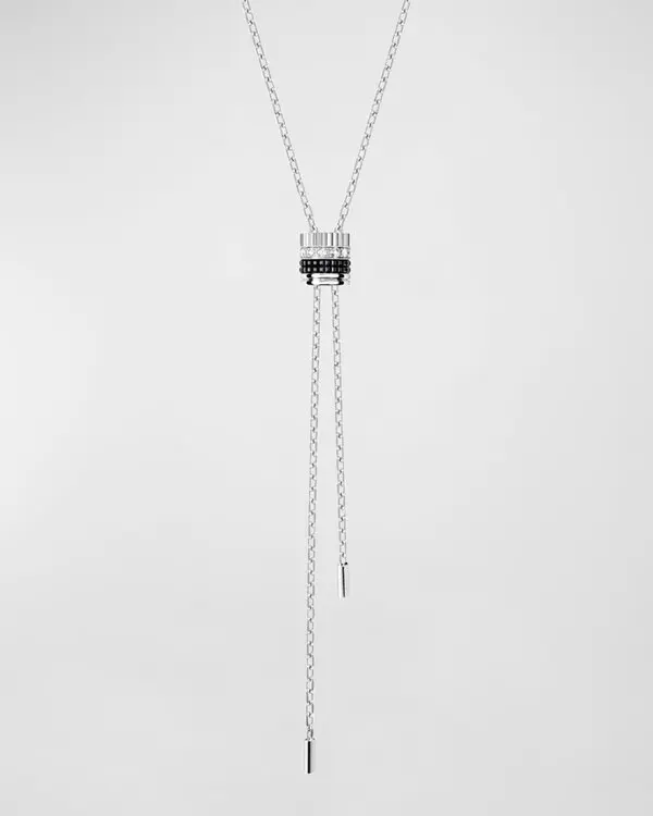 Boucheron Quatre Double Edition Tie Necklace - White Gold