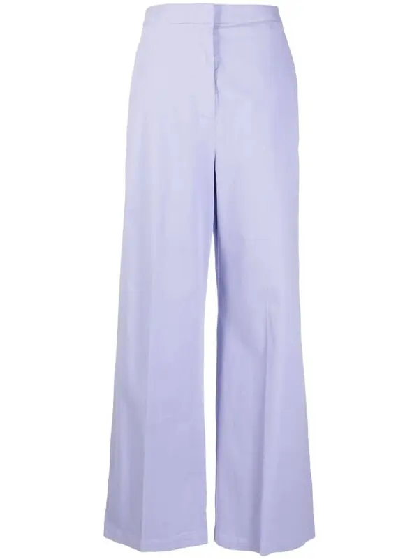Fabiana Filippi High-waisted Flared Trousers - Purple