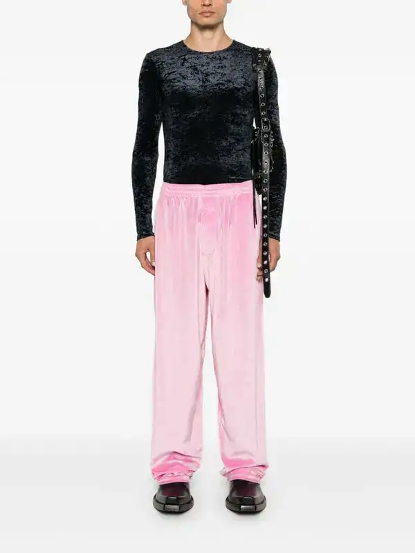 Balenciaga Baggy Track Pants In Pink 67% Off Editorialist