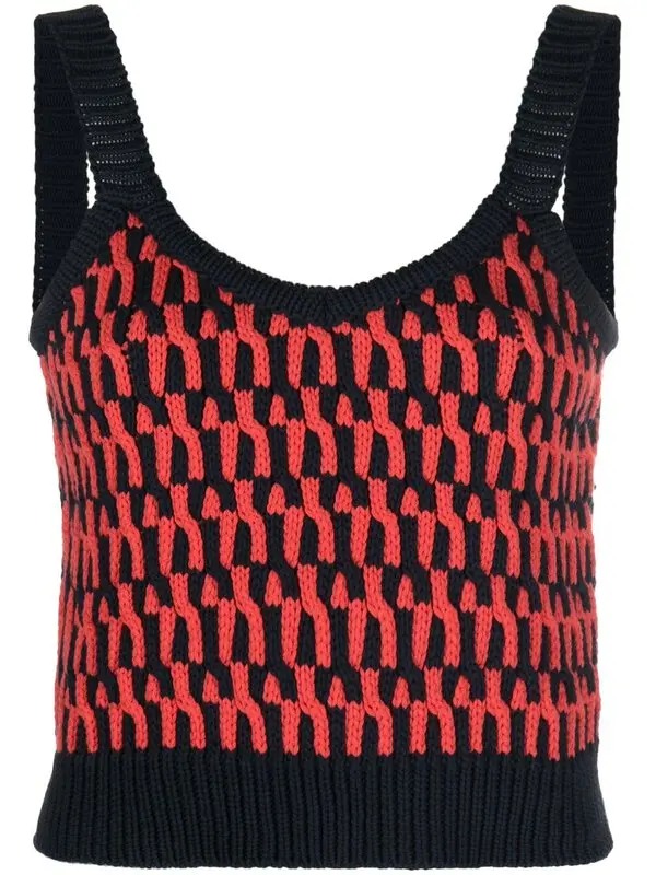 La DoubleJ Winset Sleeveless Crop Top - Blue