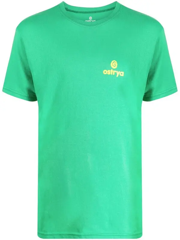 OSTRYA Logo-print Round-neck T-shirt