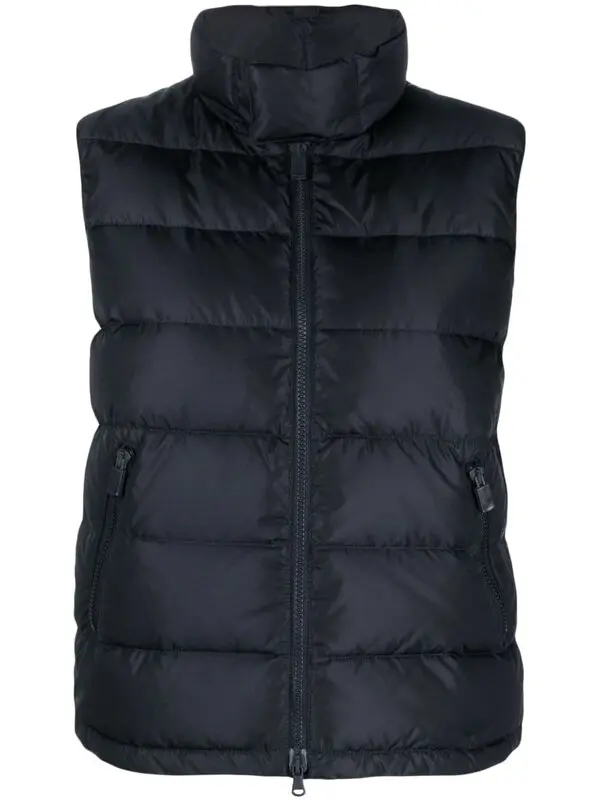 Aspesi Padded Zip-fastening Gilet - Blue