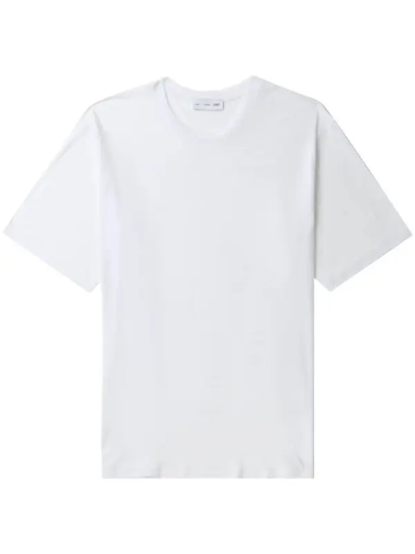 POST ARCHIVE FACTION Logo-print Lyocell T-shirt