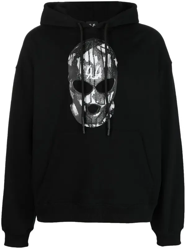 44 LABEL GROUP Graphic-print Cotton Hoodie