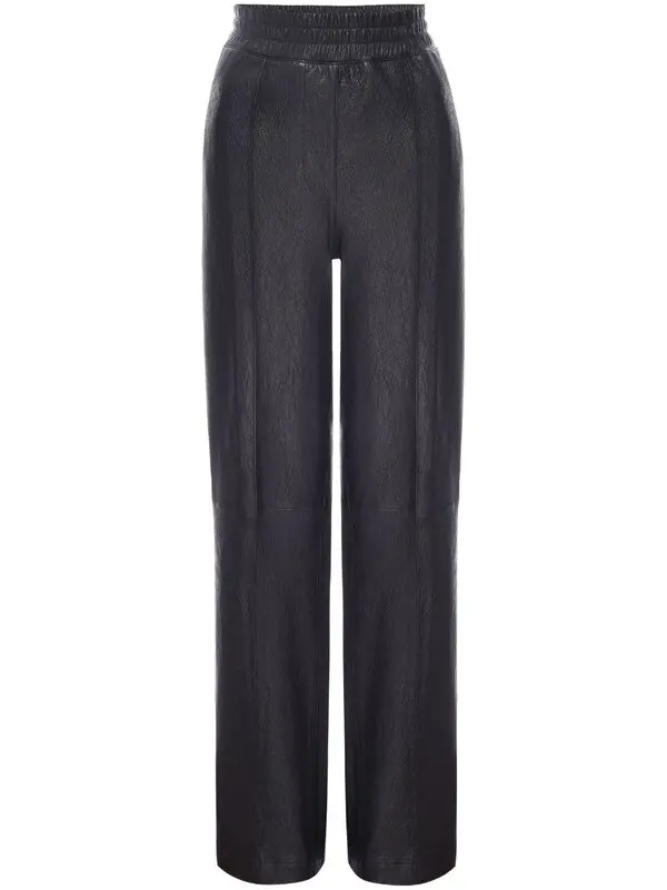 RtA Elasticated Waist Leather Trousers