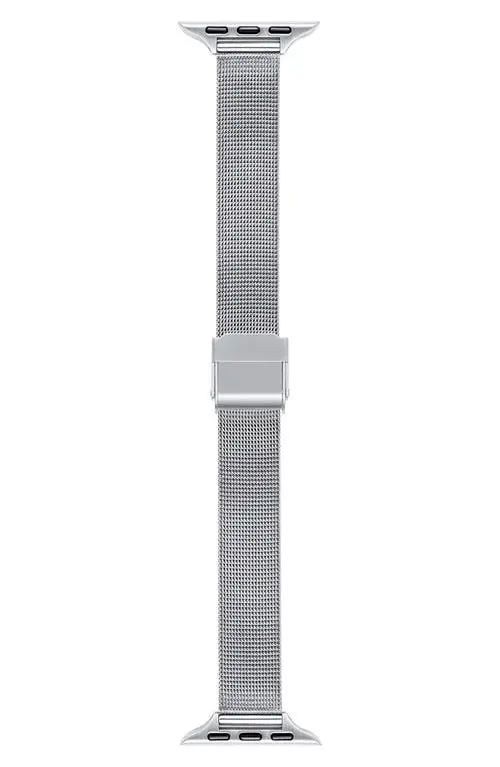 THE POSH TECH Blake Stainless Steel Apple Watch Band - Silver