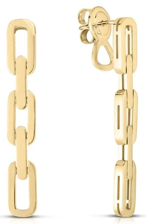Roberto Coin Navarra Link Drop Earrings
