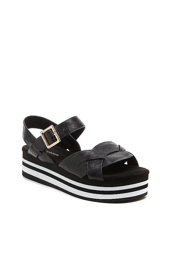 KELSI DAGGER BROOKLYN Breeze Platform Sandals - Black