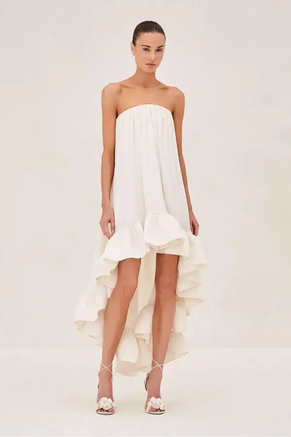 alexis green strapless dress O.P.T. East Midi Dress main image 0
