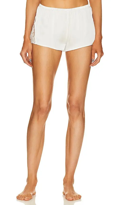 THE MODE Silk Fleur Short
