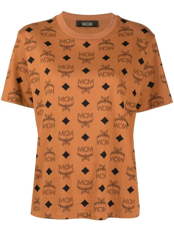 Mcm Maxi Monogram-print T-shirt