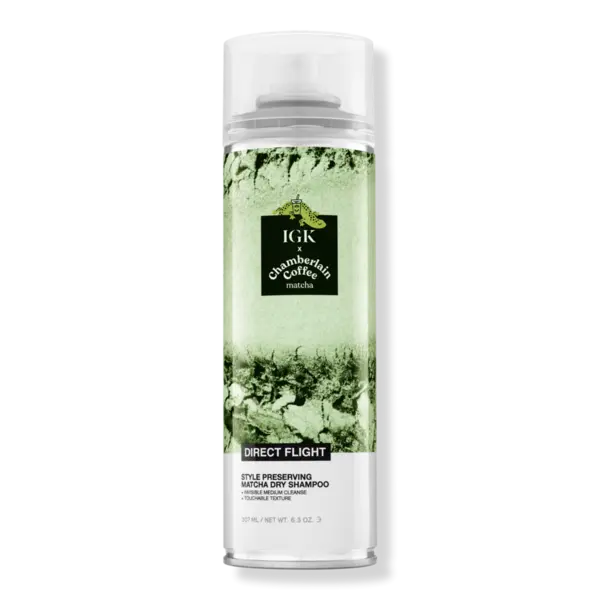 IGK Limited Edition Direct Flight X Chamberlain Coffee Matcha Dry Shampoo