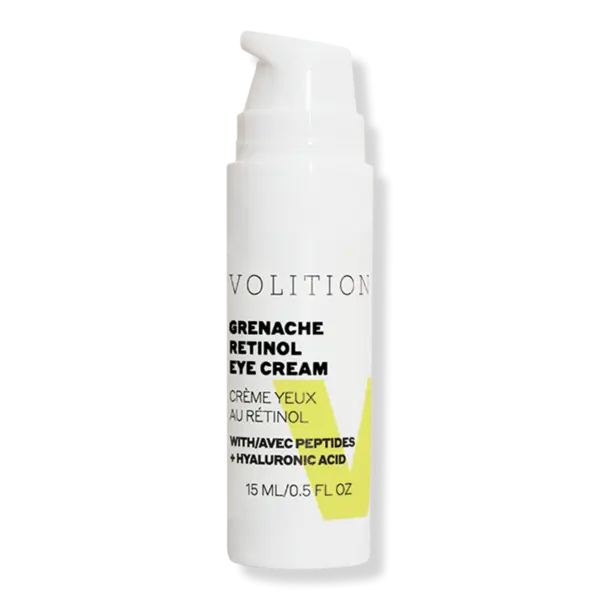 VOLITION Grenache Retinol Eye Cream With Peptides + Hyaluronic Acid - One-color