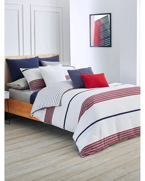 Buy Lacoste Milady Comforter Set - Red At 58% Off | Editorialist