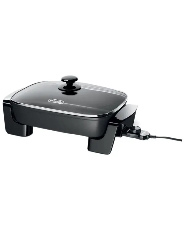 Buy DE'LONGHI Electric Skillet With Tempered Glass Lid Nocolor At 11