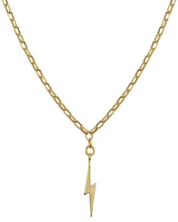 Buy Rachel Reinhardt Gold Filled Crystal Lightning Bolt Necklace
