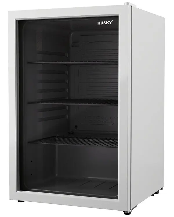 Buy HUSKY Extra Large Fridge With Glass Door - White At 20% Off ...