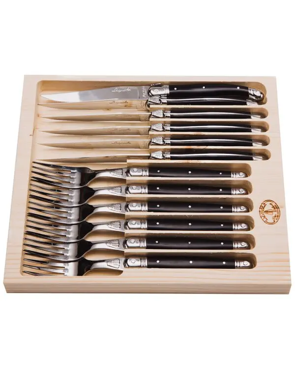 Jean Dubost Laguiole Spreader Knife - Mini Black French Craftsmanship