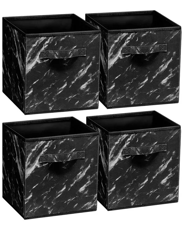 Buy SORBUS Foldable Marble Storage Cube Bins - Nocolor At 35% Off ...