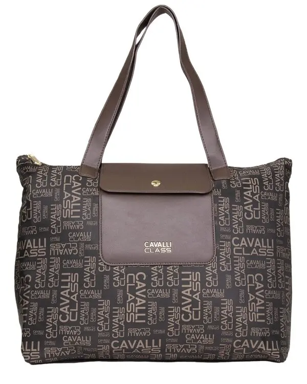 Buy Roberto Cavalli Medium Tote - Brown At 80% Off | Editorialist