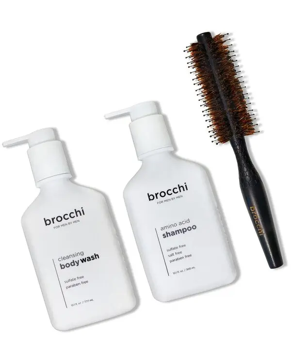 Buy Sebastian Brocchi Brocchi Boar Bristle Styling Brush, Amino Acid ...