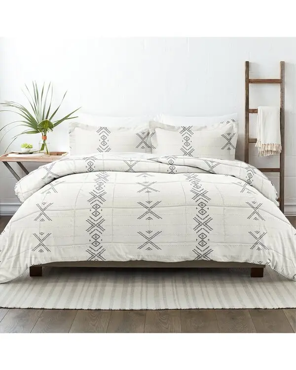 Buy HOME COLLECTION Down Alt Urban Stitch Patterned Comforter Set ...