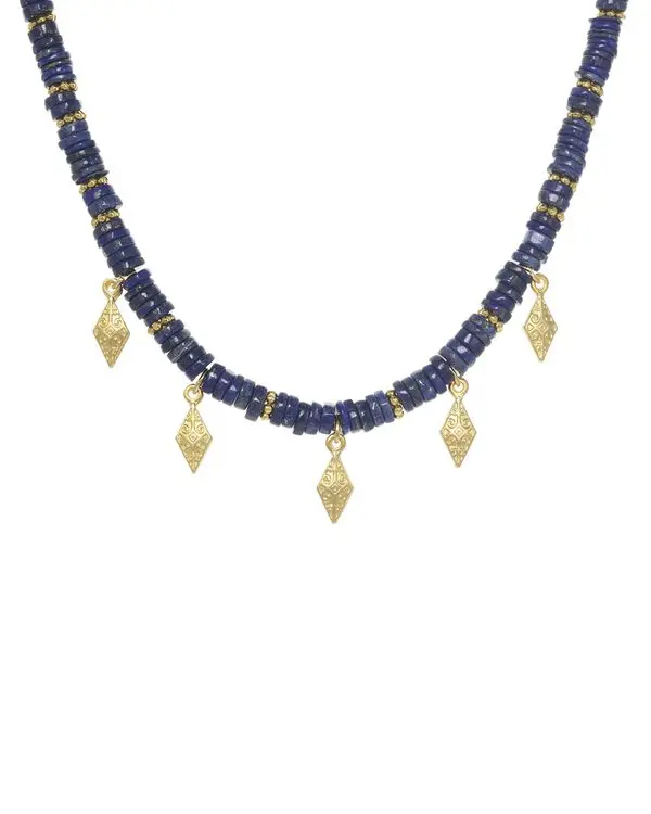 Buy RACHEL REINHARDT Layla Collection 24k Plated Blue Lapis Filigree ...