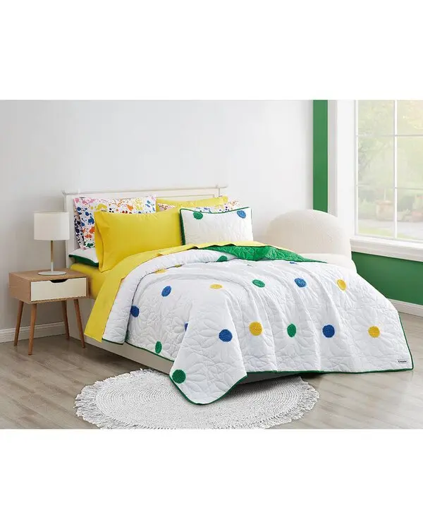 Buy CRAYOLA Textured Pom Pom Quilt Set Multi At 60 Off Editorialist