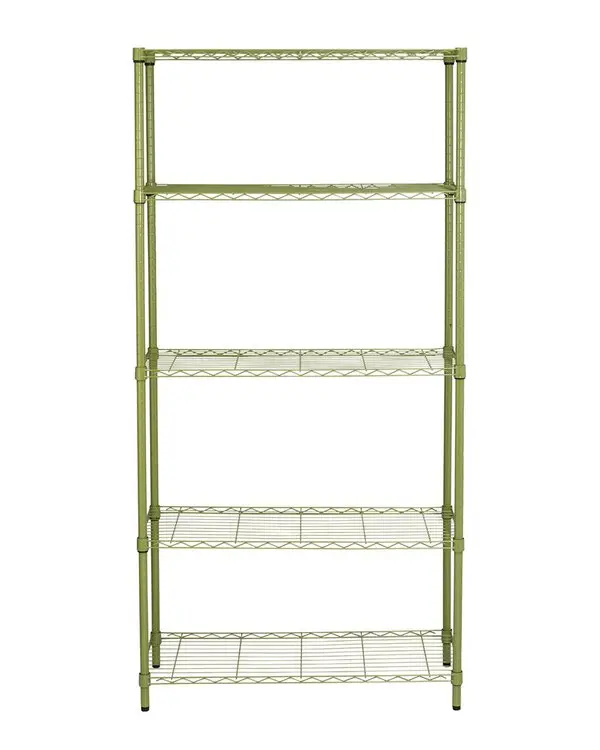 Buy HONEYCANDO 5tier Adjustable Storage Shelving Unit Olive At 41