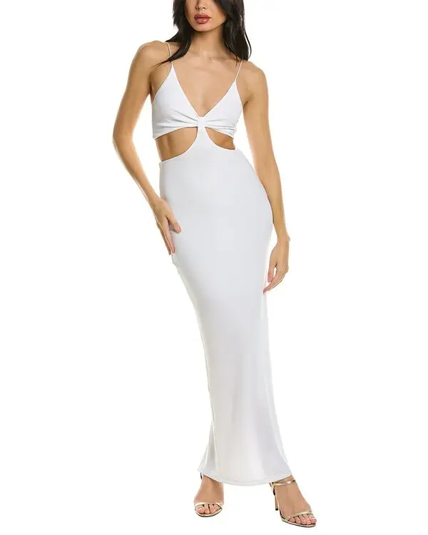 Buy Alice + Olivia Alice + Olivia Havana Cutout Maxi Dress - Nocolor At 78% Off | Editorialist