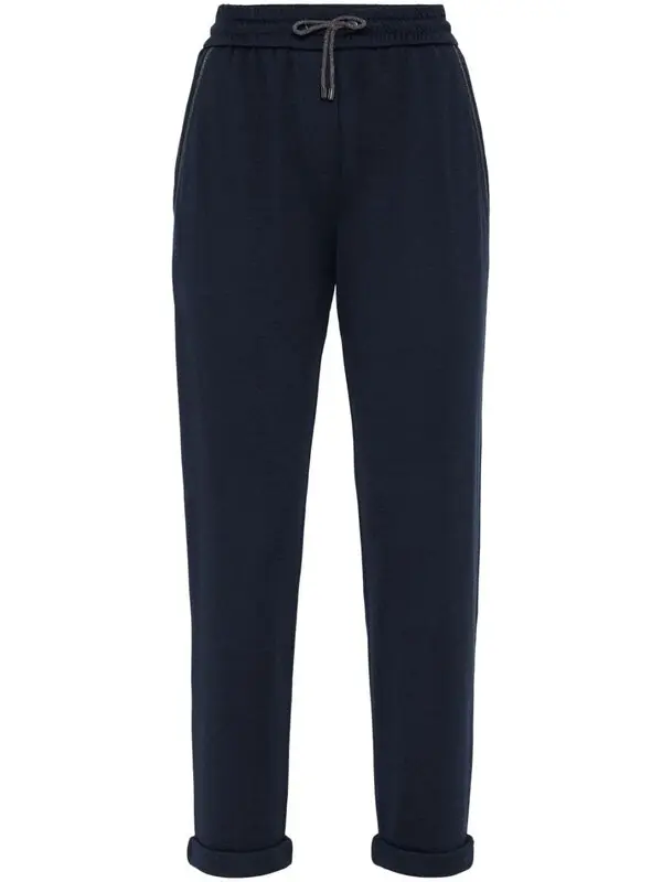 Brunello Cucinelli Elasticated Straight Trousers
