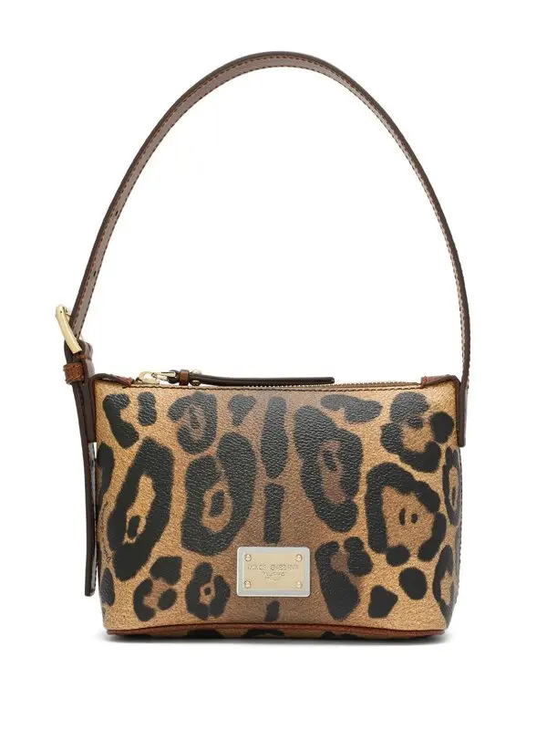 Dolce & Gabbana Leopard-print Shoulder Bag - Neutrals