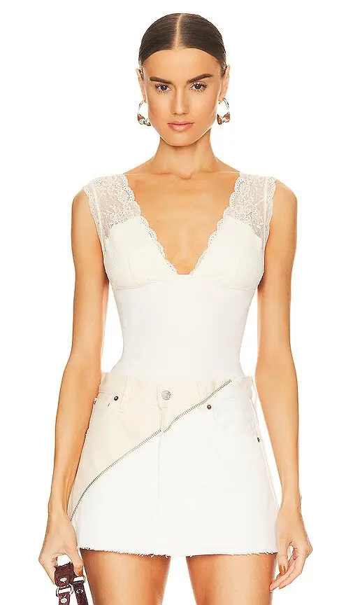 Free People X Intimately Fp Power Play Cami - Ecru