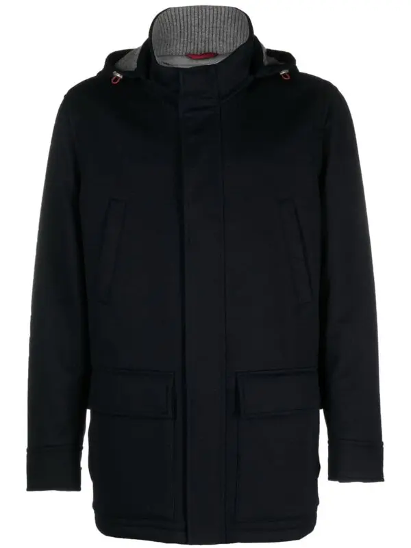 Brunello Cucinelli Padded Coat With Detachable Hood