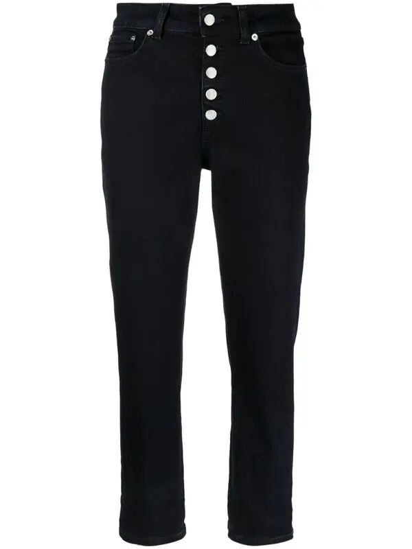 DONDUP High-waisted Cropped Jeans