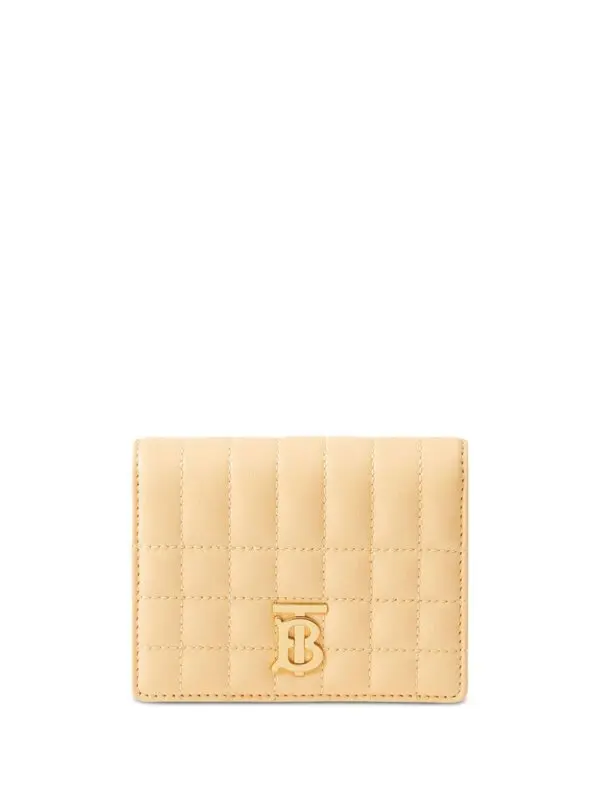 Burberry Lola Quilted Leather Wallet - Neutrals