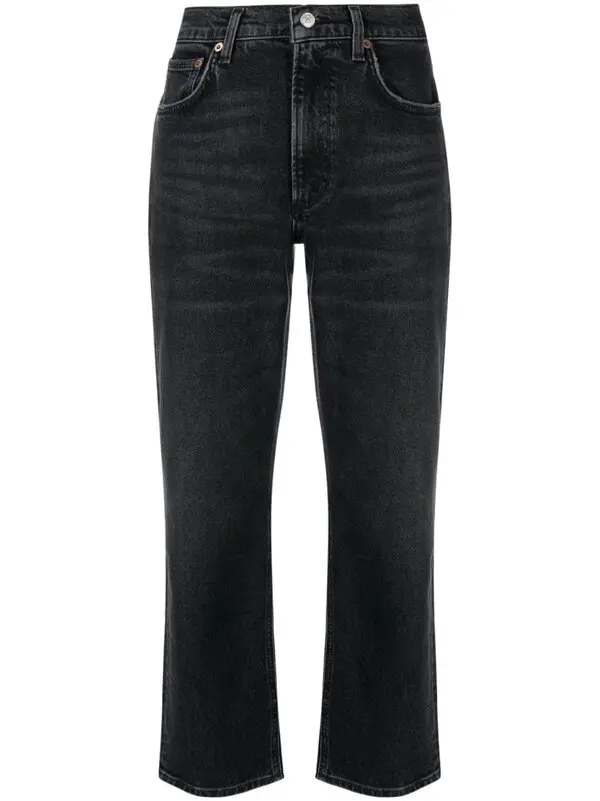 AGOLDE Kye Cropped Jeans - Grey
