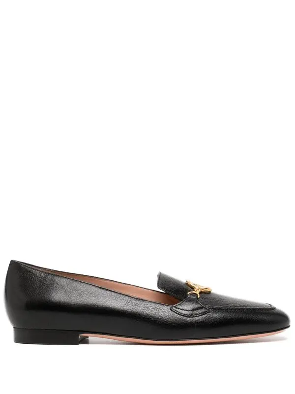 Bally O'brien Embellished Leather Loafers - Black