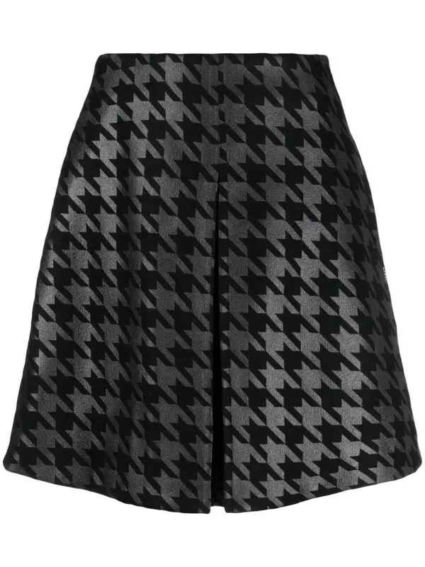 Moncler X Frgmt Houndstooth Miniskirt