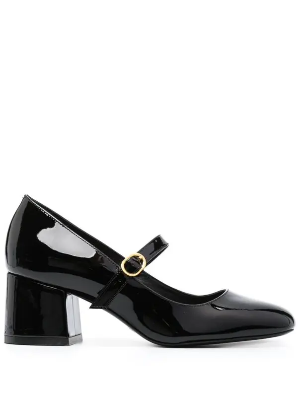 STUART WEITZMAN Skyhigh 65mm Leather Mary Jane Pumps