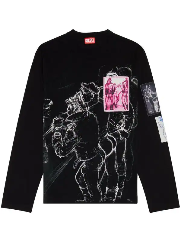 Diesel X Tom Of Finland Foundation Pride Capsule Long-Sleeve T