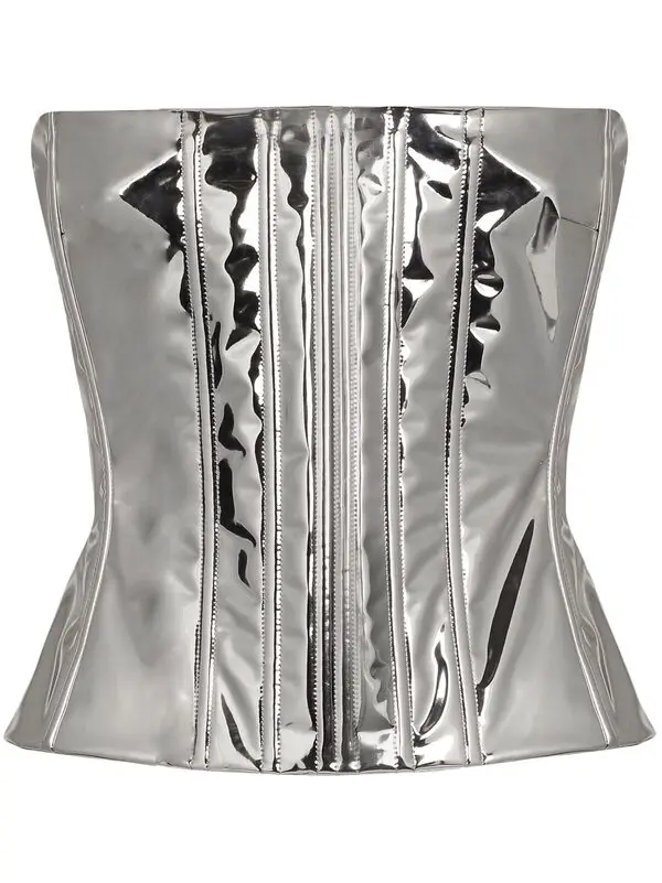 Dolce & Gabbana Satin Corset Top