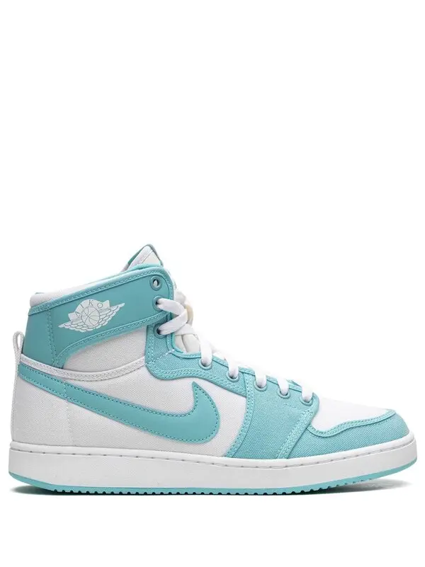 JORDAN Air 1 Ko Bleached Aqua Sneakers - White