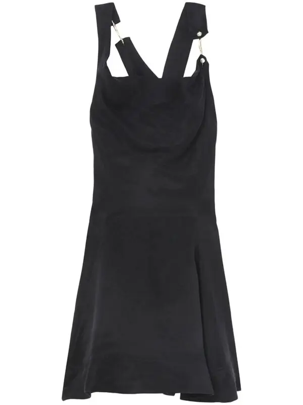 Aje Liberty Asymmetric Minidress In Black - 30% Off | Editorialist